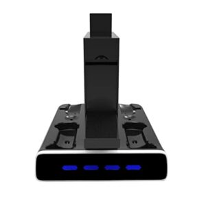 HikTop for PSVR2 PS5 Controllers Charging Station, VR Headset Bracket Storage Stand for PS VR2 Move Showcase