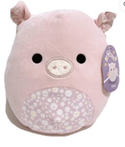 squishmallows- official kellytoy new easter 2023 - cute and soft stuffed animal toy - great gift for kids 8'' (peter pig), blue