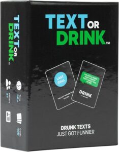 beer pressure text or drink - card game for parties and game nights. the perfect party gift!