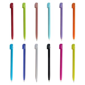 12 pack multicolor touch stylus pen compatible for nintendo ds lite handheld video game system