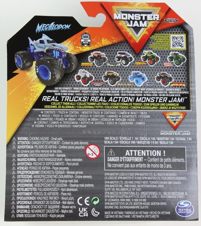 Monster Jam Megalodon Series 27 Chase Truck (1:64 Scale)