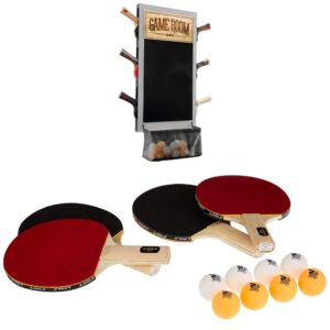 joola game room organizer and dart scoreboard + joola all-in-one indoor table tennis hit set