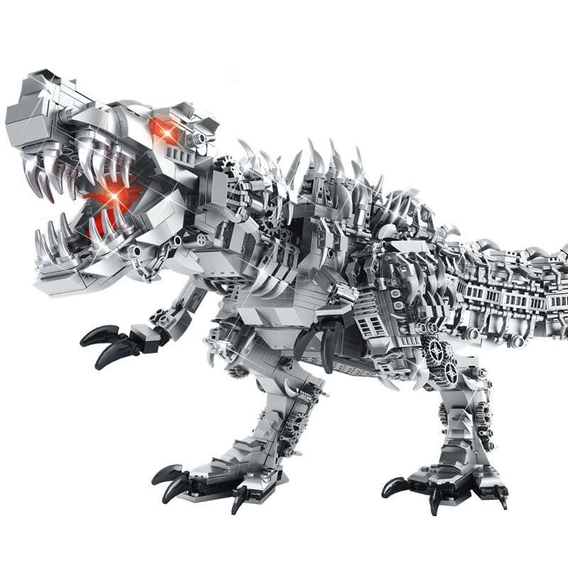 Ulanlan Dinosaur Building Kit, Mini Bricks Mechanical Dinosaur Toy Set, Dinosaur Building Blocks for Adults, Teens and Kids 14+, Tyrannosaurus Rex Model Creative Gift for Dinosaur Fans (1766 PCS)