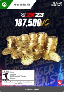 wwe 2k23: 187,500 virtual currency pack - xbox series x|s [digital code]