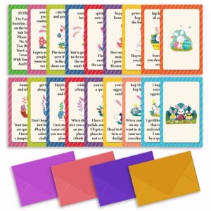 outdoor easter scavenger hunt cards with envelopes, easter egg hunt, outdoor scavenger hunt games, easter bunny, easter party activities, indoor easter party games-fhjxbk002