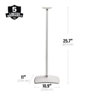 Sanus Height Adjustable Speaker Stand for Sonos Era 300™ (White)