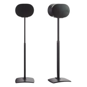 sanus height adjustable speaker stands for sonos era 300™ (pair)… (black)