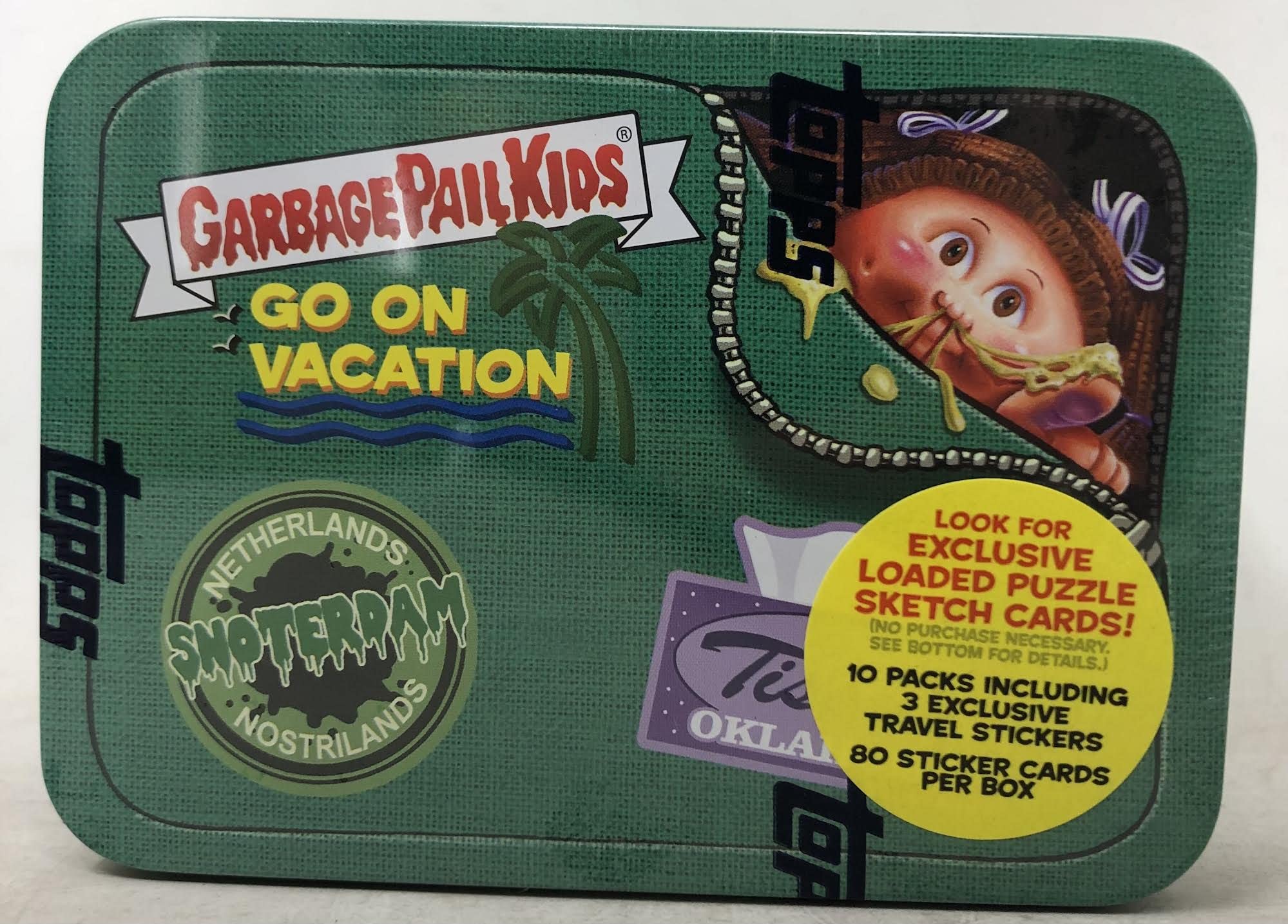 2023 Topps Garbage Pail Kids Go On Vaction Tins - All 3 TINS!!!