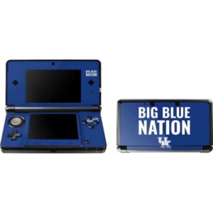 skinit decal gaming skin compatible with 3ds (2011) - officially licensed college big blue nation design