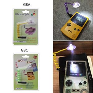 Limentea Worm Light Illumination LED Lamps for Nintend Gameboy Advence GBA Console