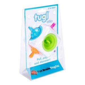 Fat Brain Toys Tugl Cube - Popping Fidget Cube for Toddlers, Kids, Teens, Adults