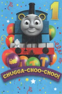 kid squad thomas the train 1st first chugga choo choo happy birthday card