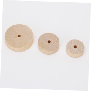 150 Pcs Log Wheel Wood Crafts Wheels Toy Car Wheels Wooden Wheels for Crafts Wooden Crafts Wheels Wooden Toy Kids Wood Wheels Toy Wood Car Wheels Small Wood Wheels Wood Toy