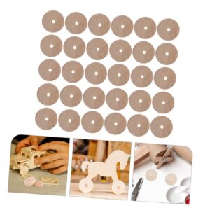 150 Pcs Log Wheel Wood Crafts Wheels Toy Car Wheels Wooden Wheels for Crafts Wooden Crafts Wheels Wooden Toy Kids Wood Wheels Toy Wood Car Wheels Small Wood Wheels Wood Toy