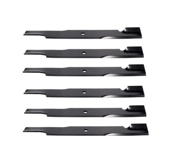 Technology Parts Store 6PK Heavy Duty Super Strength High Lift Mower Blades 038-6002-00 Size: 20-1/2" x 2-1/2", Center Hole: 5/8" Compatible with Bad Boy 60" Lawn Mower