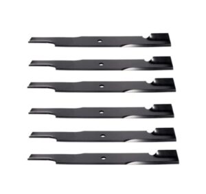 technology parts store 6pk heavy duty super strength high lift mower blades 038-6060-00 size: 20-1/2" x 2-1/2", center hole: 5/8" compatible with bad boy 60" lawn mower