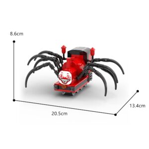 Charles Chooo Chooo Building Toy Set,259Pieces Horror Game Spider-Train Monster Building Blocks, Charles Train with Spider Figure Model Building Kit for Gaming Fans (Spider Train Monster)