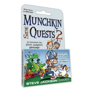 munchkin side quests 2 by steve jackson games, strategy board game