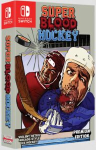 super blood hockey (retro edition) (game + soundtrack included) - nintendo switch