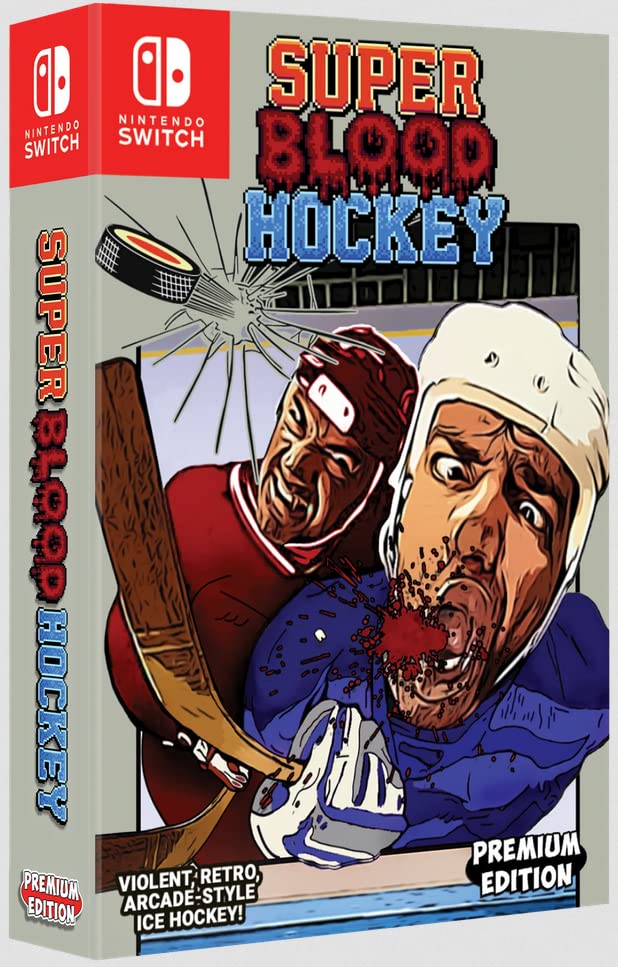 Super Blood Hockey (Retro Edition) (Game + Soundtrack Included) - Nintendo Switch