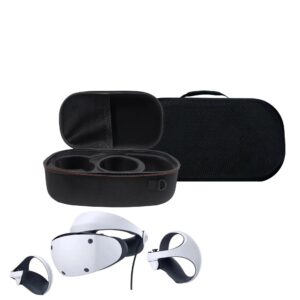 carrying case for ps5 vr2 portable high-capacity storage bag for psvr2 glasses storage protection hard case protable design for travel and home storage