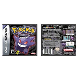 pokemon™ cursed version | (gba) game boy advance - game case only - no game