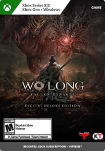 wo long: fallen dynasty digital deluxe edition - xbox & windows 10 [digital code]