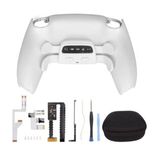 back buttons attachment for ps5 controller,kit replacement back housing shell for bdm 010 020 1st, 2nd and 3rd ps5 handle