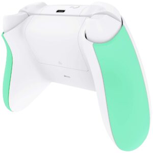 eXtremeRate Mint Green Replacement Side Rails + Back Shell + Faceplate for Xbox Series X/S Controller - Controller NOT Included