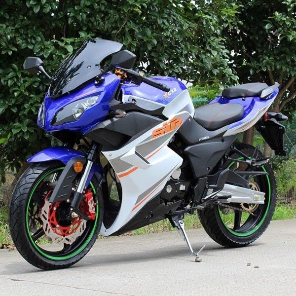 250cc X22R DF250RTS Motorcycle Sports Style, 5spd Manual, 17" Wheel (Blue)