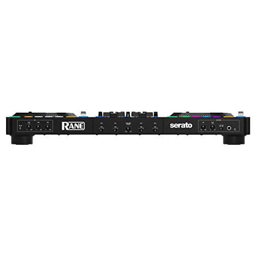 RANE FOUR Advanced 4 Channel Stems DJ Controller - 8.5" Jog Wheels with displays, DJ Mixer with Internal FX, Serato DJ Pro & Pitch ‘n Time DJ Included