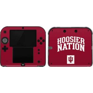 skinit decal gaming skin compatible with 2ds - officially licensed indiana university hoosier nation design