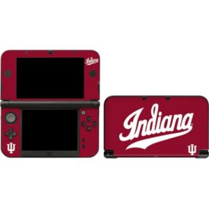 skinit decal gaming skin compatible with 3ds xl 2015 - officially licensed indiana university iu hoosiers design