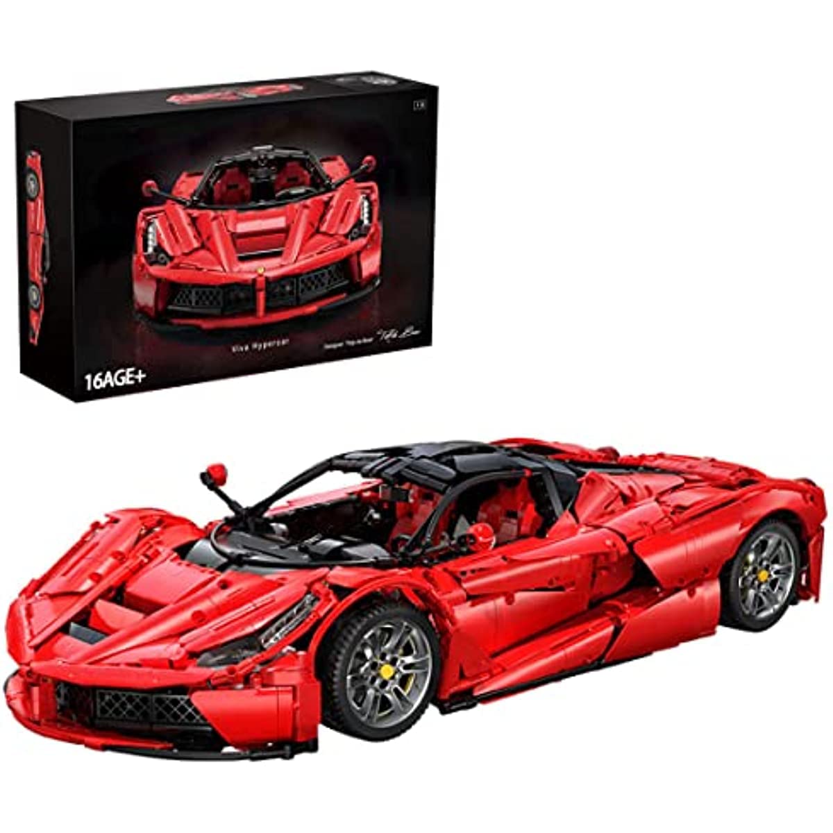 JOMIOD CADA C61505 Technic Sports Car Building Kit, 4739 Pieces Supercar Model Building Blocks, Race Car Technique Car Collectable Model, MOC Racing Car Kit