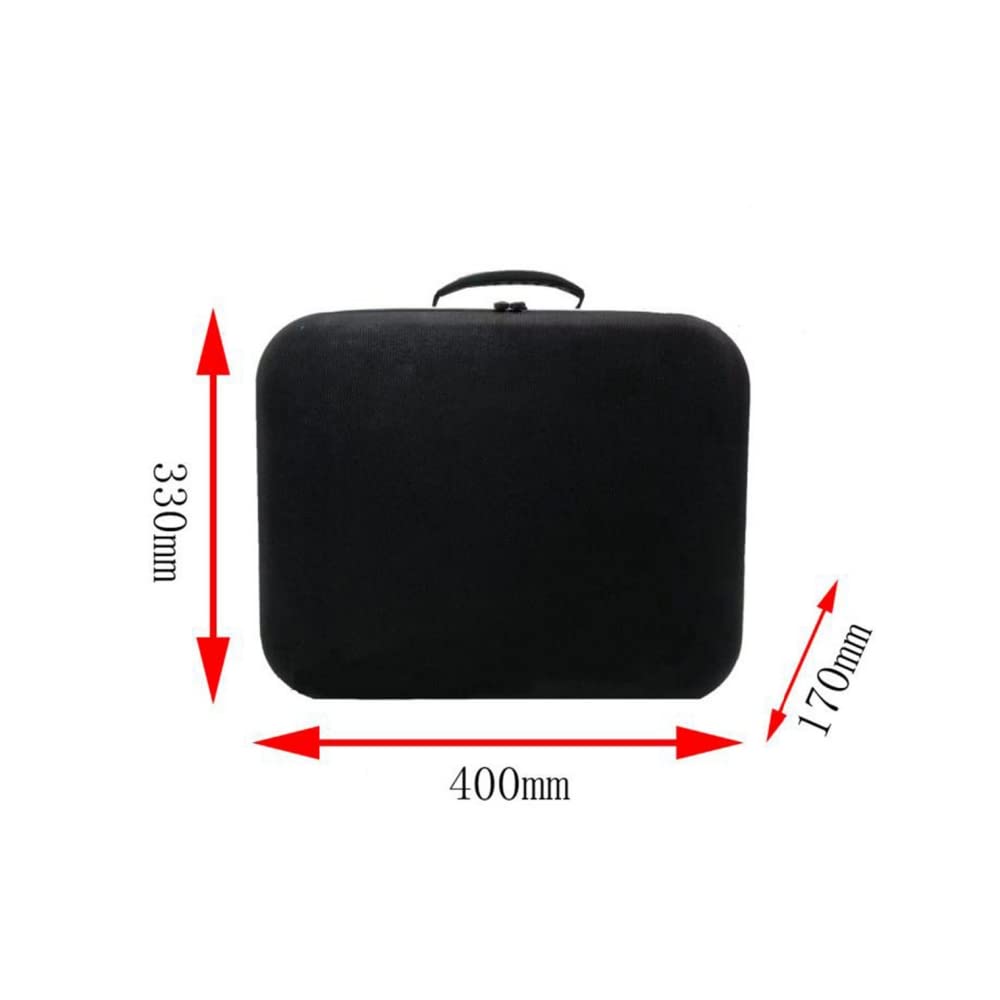 VR Storage Bag Compatible for PSVR2/PS5 VR2, Carrying Case Cover for VR Gaming Glasses Portable EVA Hard Travel Box for Virtual Reality Headsets Multifunctional Suitcase Pouch for VR Controller