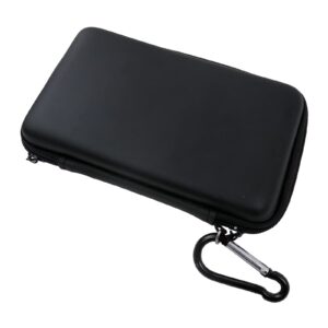 qblahip black skin carry hard case bag pouch for nintendo 3ds xl /3ds ll /3ds xl protect device from dust and scratches