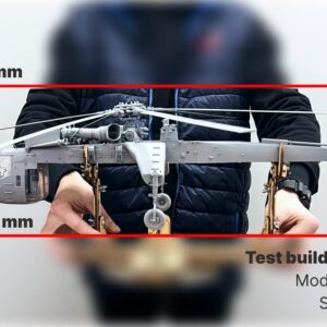 ICM 53054 — Sikorsky CH-54A Tarhe, US Military Heavy Helicopter Model Kit — Plastic Model Kit in 1:35 Scale — Highly-Detailed Replica of The Original Sikorsky CH-54A Tarhe