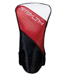 taylormade new golf stealth 2 black/red/white driver headcover