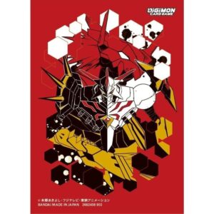 bandai digimon card game official sleeves 2022 ver.2.0 omnimon alter-s (60ct)