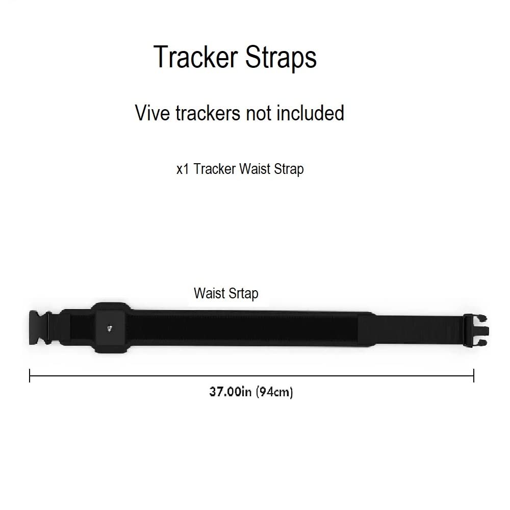 Vive Tracker Full Body Tracking Straps and Tundra Tracker Full Body Tracking Straps VR Full Body Tracking Waist Strap Black