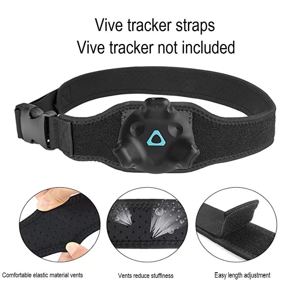 Vive Tracker Full Body Tracking Straps and Tundra Tracker Full Body Tracking Straps VR Full Body Tracking Waist Strap Black