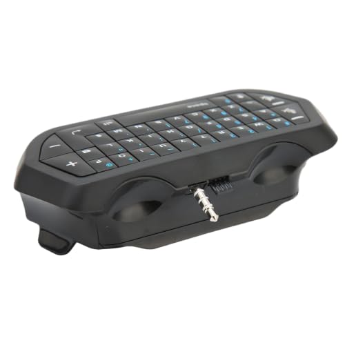 GOWENIC Mini Keyboard for PS4, Ultra Compact Game Message Chatpad, Bluetooth Game Keypad for PS4 Controller