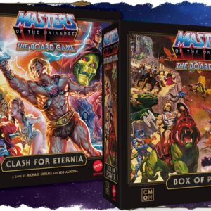 Cmon Masters of The Universe: The Board Game - Clash for Eternia Board Game w/Box of Power (KICKSTARTER Exclusive