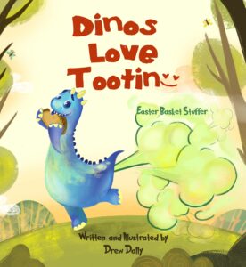 easter basket stuffers: dinos love tootin', they are more fun than tacos