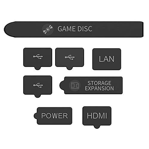 Dust Filter for Xbox Series X Console- 8 Silicone Dust Plugs, Anti-Dust Vent Cover Dustproof Case X-Series X Accessories