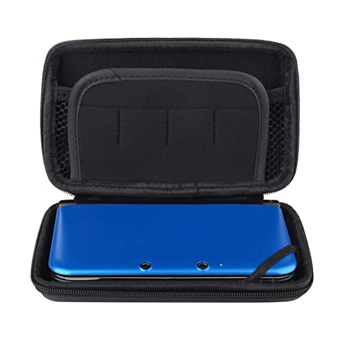 BLUE ELF Superior Black Carry Hard Case Bag Pouch with Hard Case Protects for Nintendo New 3DS XL /3DS LL /3DS XL