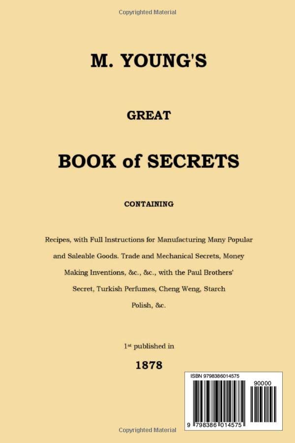 YOUNG'S GREAT BOOK OF SECRETS