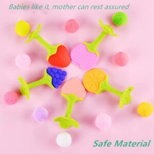 ROTK Baby Teething Toys, Freezer BPA Free Silicone Baby Teether Chew Toys, Baby Gifts for Girls Boys- Newborn Infant Toys