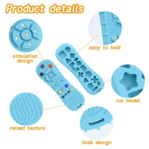 ROTK Baby Teething Toys, Freezer BPA Free Silicone Baby Teether Chew Toys, Baby Gifts for Girls Boys- Newborn Infant Toys