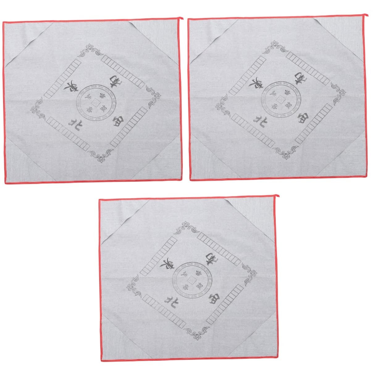 ibasenice 3pcs Mahjong Tablecloth Universal Mahjong Mat Board Game Tablecloth Noise Reduction Mahjong Mat Board Game Mat Mahjong Cushion Slip-Resistant Mahjong Mat Mahjong Cloth